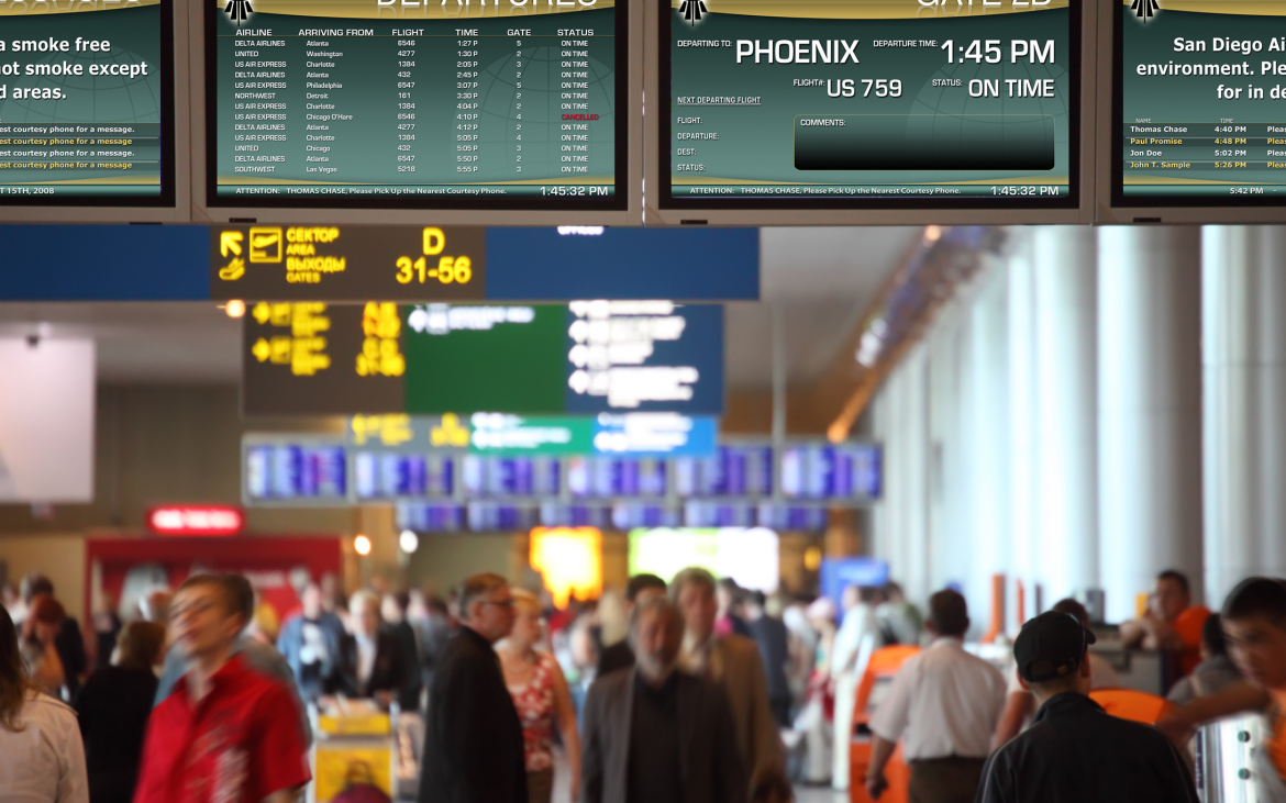 How Airports Communicate Clearly with Integrated PA and Digital Signage ...