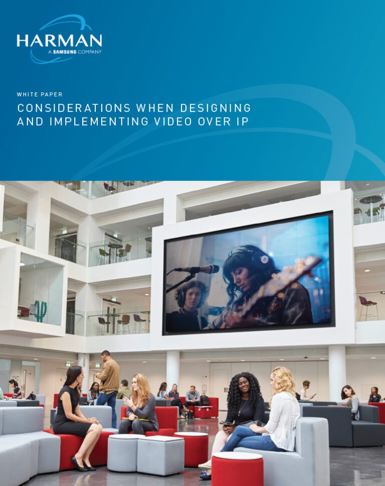 Enterprise Networked AV Design: Discussing Converged, Isolated and Hybrid Networks – HARMAN ...