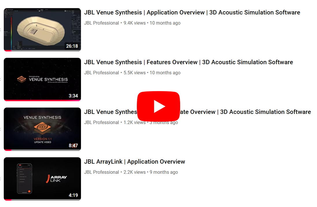 Perfecting Live Sound Design: Inside JBL Venue Synthesis 3D Acoustic ...